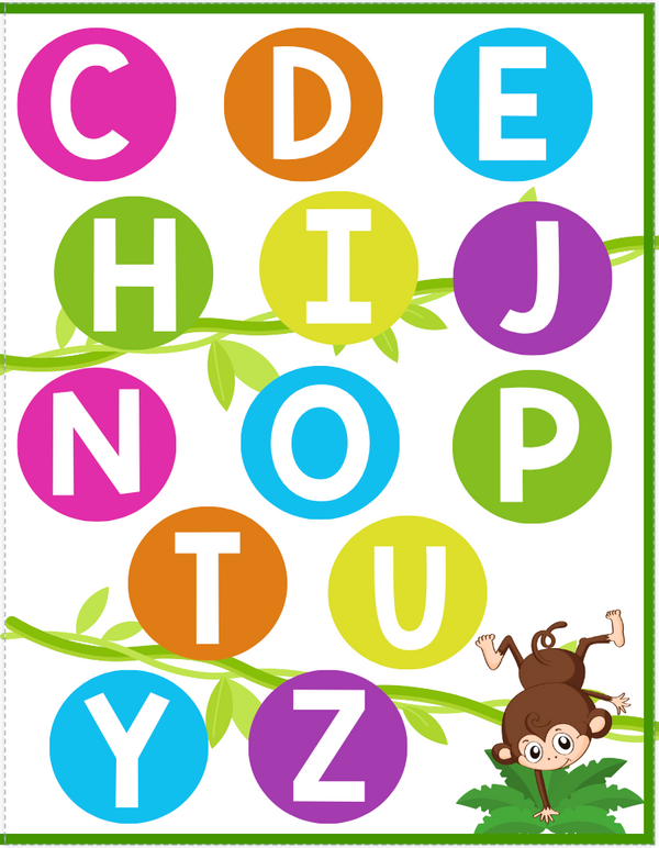 Alphabet Matching Sounds - Sharks, Monkeys, Pets, Pandas, Bees ...